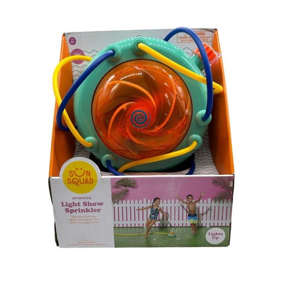 Sun Squad | Swim | Spinning Light Show Water Sprinkler Wiggle Tubes Sun ...